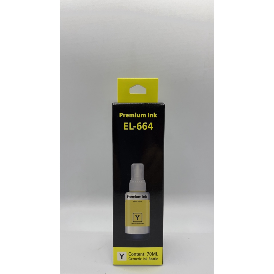 หมึก Epson Printer 664 Premium Ink 4สี Black Cayan Magenta Yellowสำหรับเติม Epson L100/L101/L110 ...