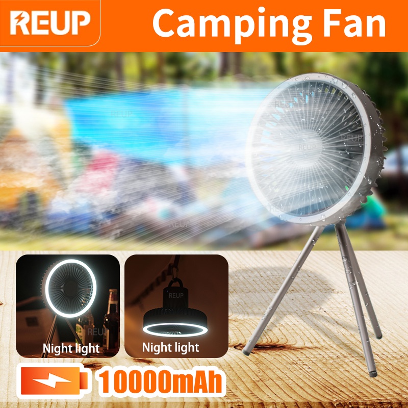 Ready StockPortable Camping Fan Rechargeable Multifunctional Mini Fan ...