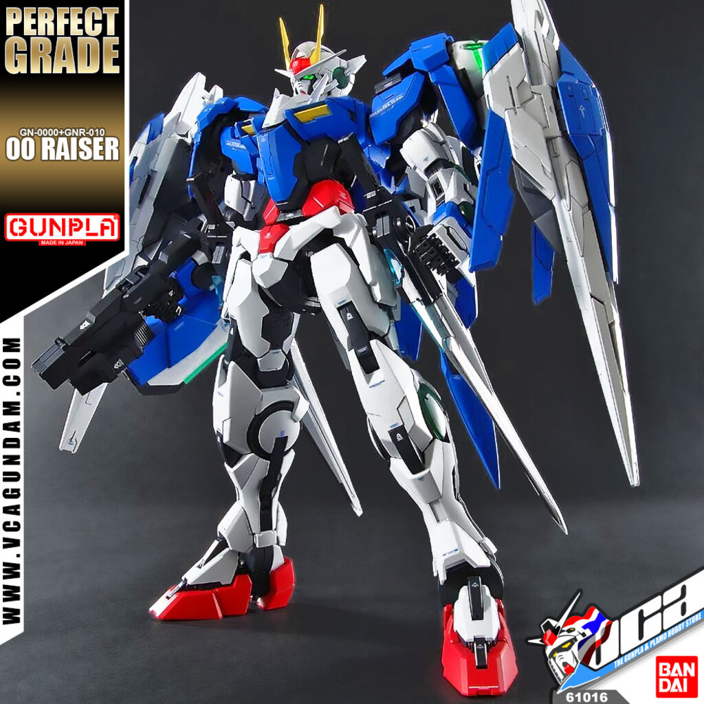 BANDAI GUNPLA PERFECT GRADE PG 1/60 00 RAISER โมเดล กันดั้ม กันพลา VCA ...