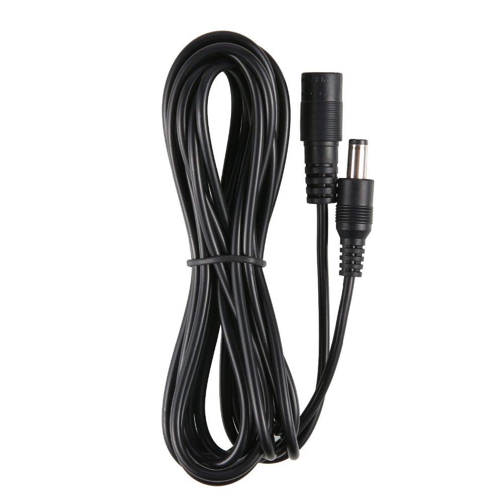 12V DC Extension Cable 5.5mm*2.1mm Male Female Power Cord Cable 1m 2m ...