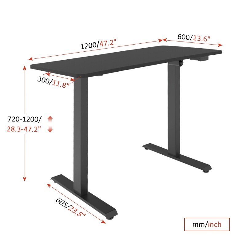 Joy Worker GHED121D-2P Motor Height Adjustable Electric Standing Desk ...