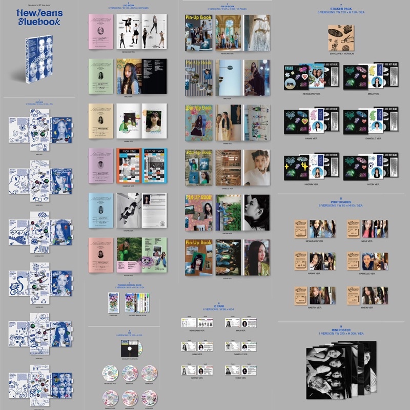 อัลบั้ม NewJeans - 1st EP [New Jeans] : Bluebook/Bag/Weverse - seesom_kpop - ThaiPick