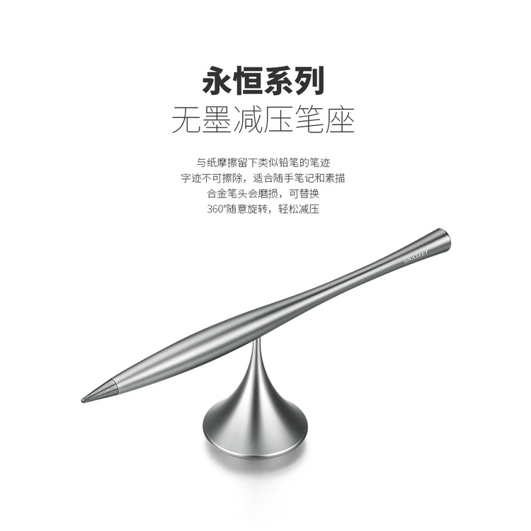 Permanent Pen Ink Free Metal Pen German Business Decompression Pen ...