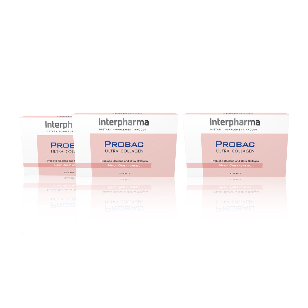(2แถม1) Probac Ultra Collagen กล่องละ 10 ซอง ชะลอริ้วรอยแห่งวัย ลดความ ...