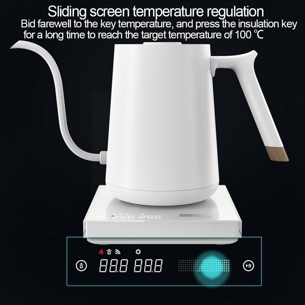Timemore Fish Electric Coffee Kettle Gooseneck Heat 600-800ml Pot 220v ...