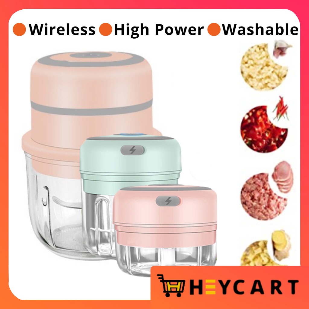 Pengisar Pencincang Bawang Cili l Ready Stock l Electric Garlic Chopper ...