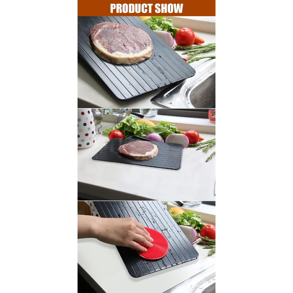 Fast Defrosting Plate Thaw Tray Froze Defrost Meat Fruit Food Quick ...