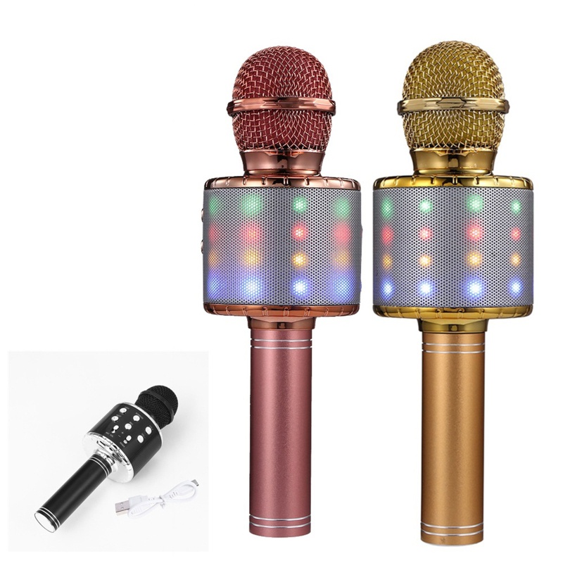 BKaraoke Microphone for Kids Adults Wireless 4 in 1 Handheld Bluetooth ...