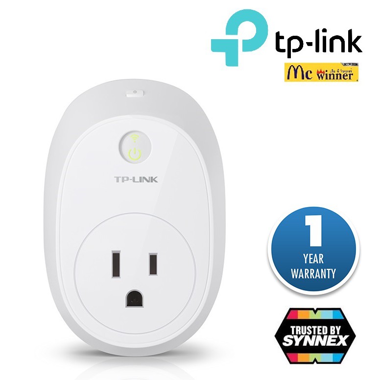 SMART PLUG (สมาร์ทปลั๊ก) TP-LINK HS110 WI-FI ENERGY MONITORING - รับ ...