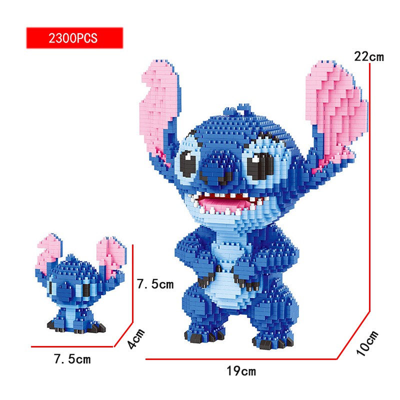 รูป:Disney Lilo Stitch Building Blocks DIY Figure Model Toys Children ...