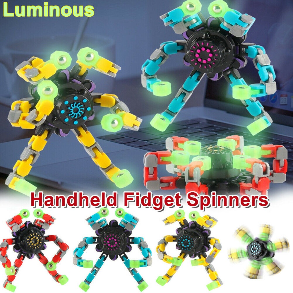 ของเล่น Fidget Spinner เรืองแสงในที่มืด ช่วยบรรเทาความเครียด | Shopee ...