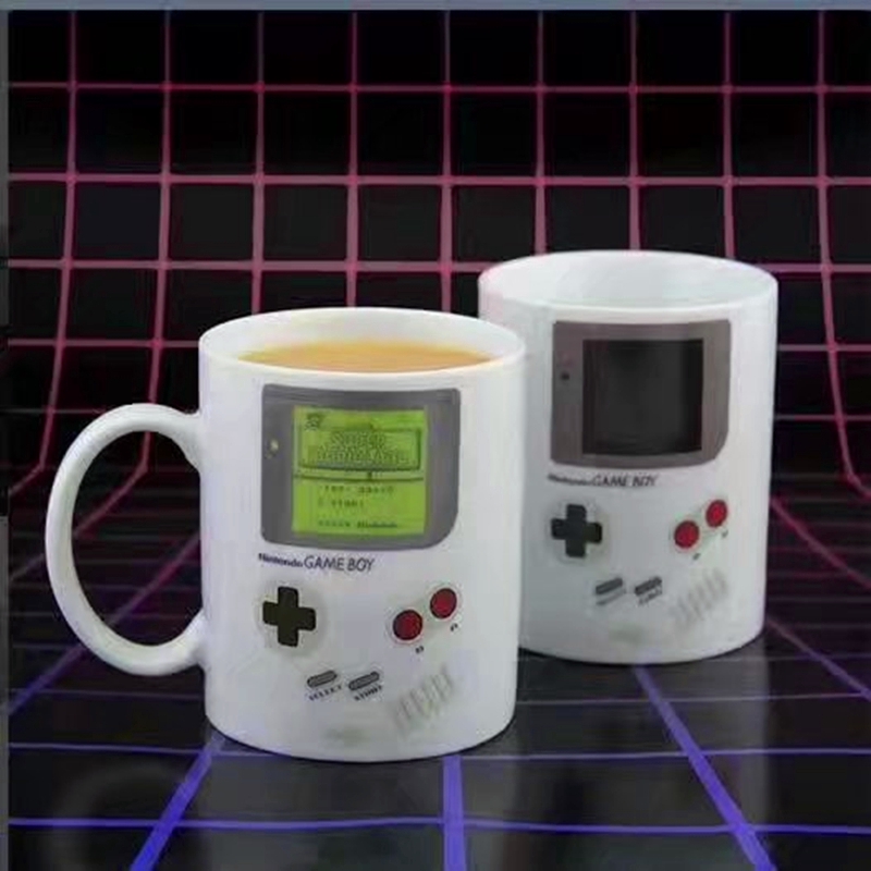 Game Boy Mug OVER 2021 retro Nintendo เครื่องเกมน้ำแก้วแก้วถ้วยกาแฟถ้วย ...