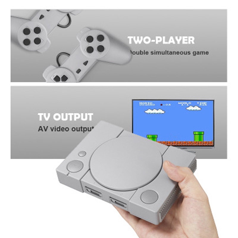8 Bit Retro Video Game Console With Two Gamead BuiltIn 620 Games ...
