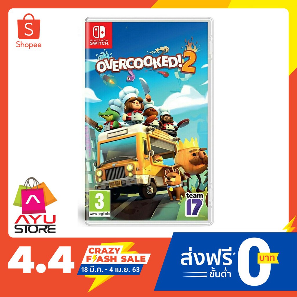 Nintendo Switch Overcooked 2 (English Version) | Shopee Thailand