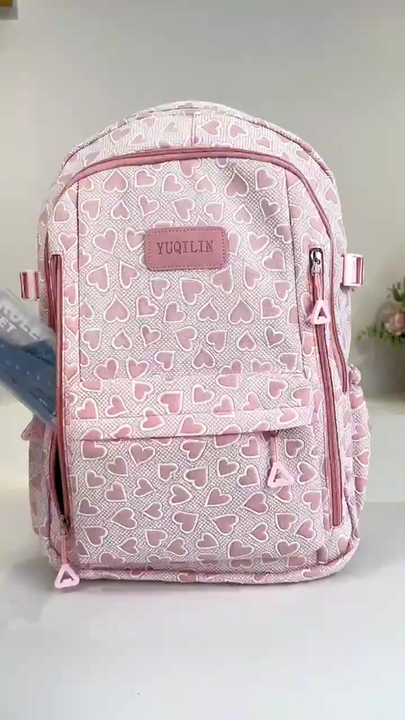 [T016] - 17 นิ้ว กระเป๋า กระเป๋าเป้สะพายหลัง มัธยมต้นปลาย สไตล์น่ารัก ...