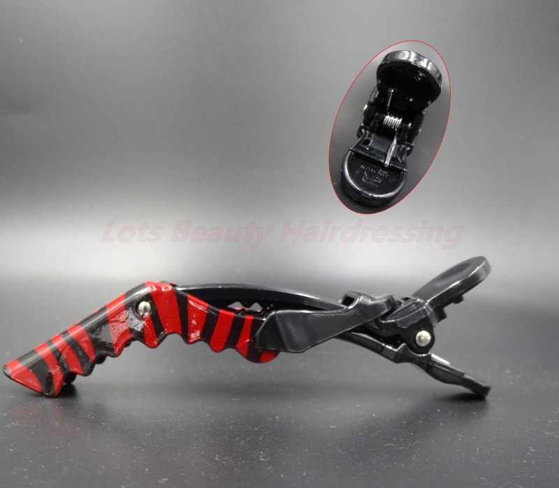 Professional Hair Salon Clip Hairdresser Crocodile Clips Barber Styling ...