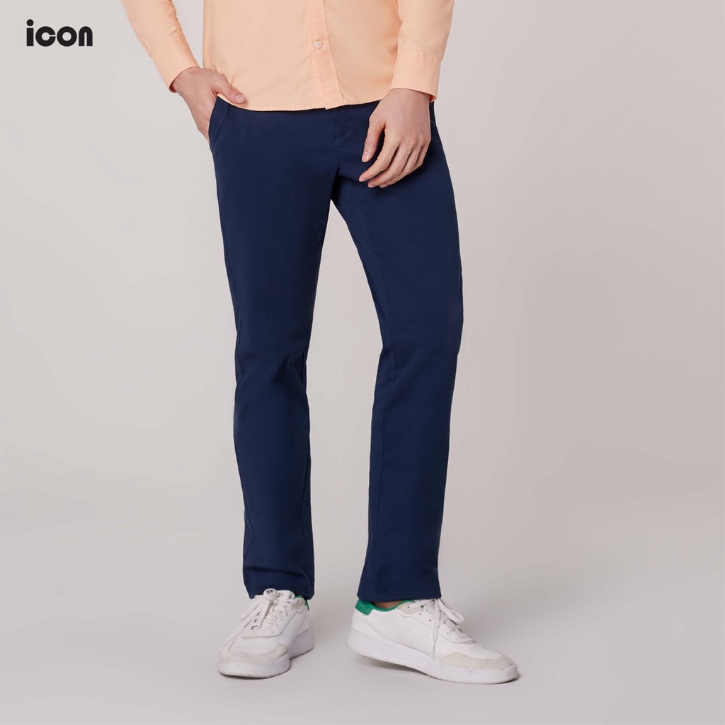 icon (ไอคอน) รุ่นใหม่ กางเกงชิโน่ขายาวผู้ชาย ทรงสลิม มีให้เลือก 5 สี ...