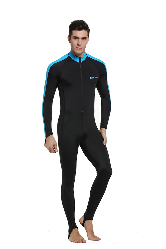 Cressi Lycra All-In-One Rash Skin Suit Rash Guard Suit Wetsuits ...