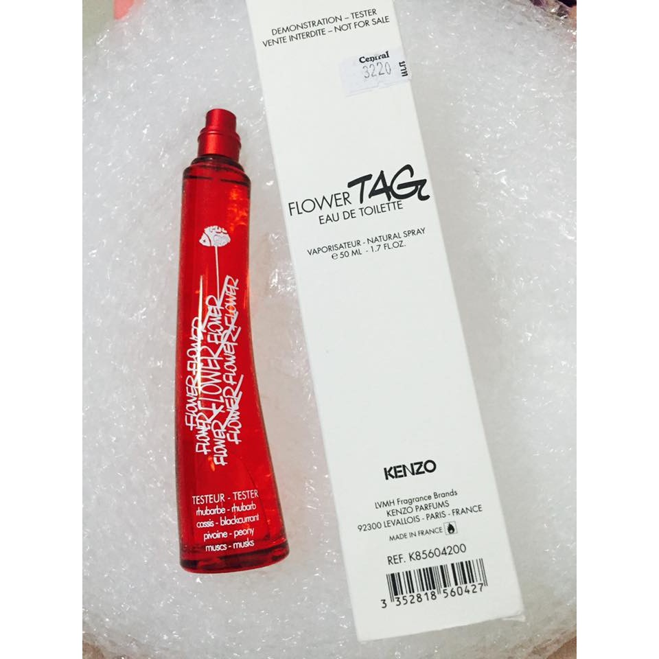 Kenzo Flower TAG ขนาด 50ml เคนโซ่ ฟลาวเวอร์ แทก | Shopee Thailand