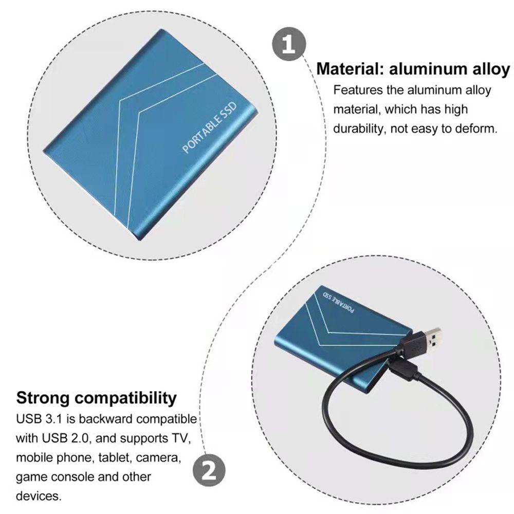 Top ฮาร์ดดิสก์ภายนอก 2TB 4TB 8TB 10TB M.2 SSD USB 3.1 Type-C ความเร็ว ...