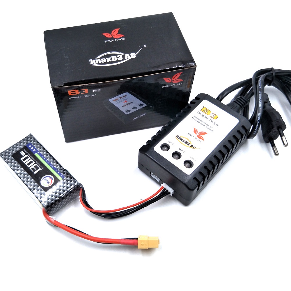iMAX B6AC B6 B3 Lipo Charger Balancer LCD Screen Display RC Charger ...