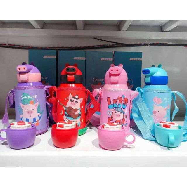 กระติกน้ำหลอดเด้ง ความจุ 520ml. | Shopee Thailand