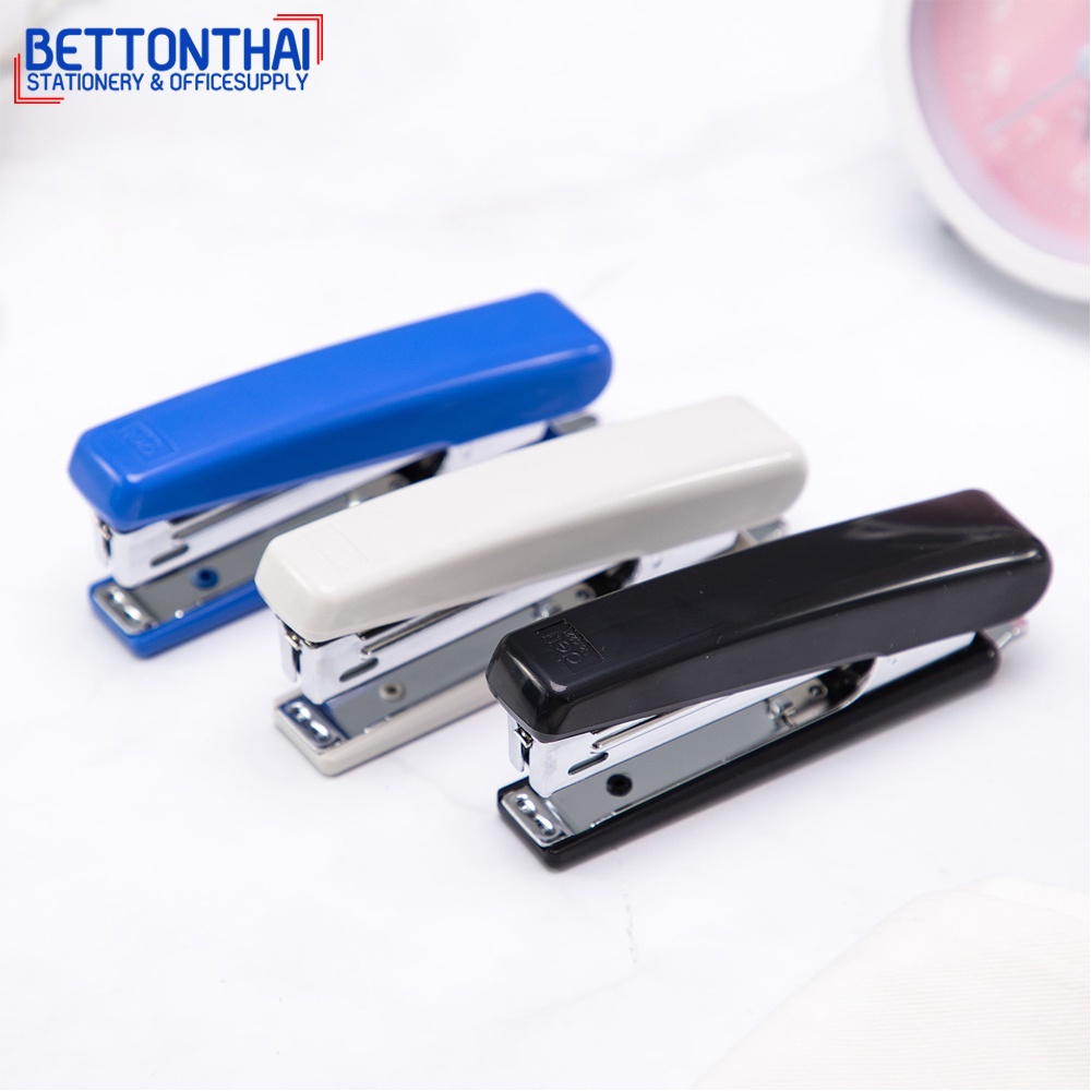 Deli 0221 Stapler เครื่องเย็บกระดาษเบอร์ 10 เย็บได้ 15 แผ่น คละสี1ชิ้น ...