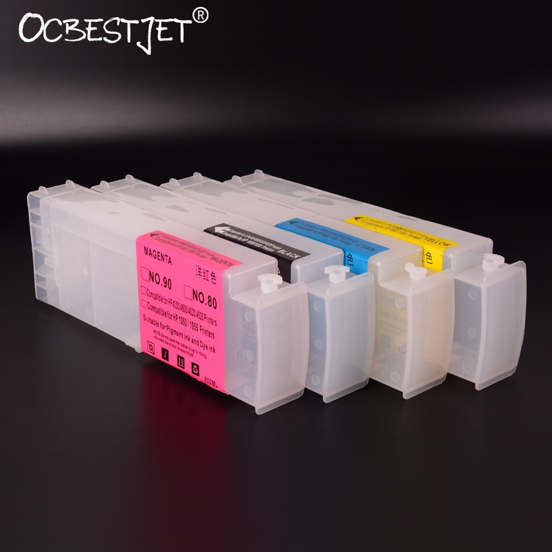 Third Party Brand 800ML Refilled Cartridge For HP 80 Refillable Ink ...