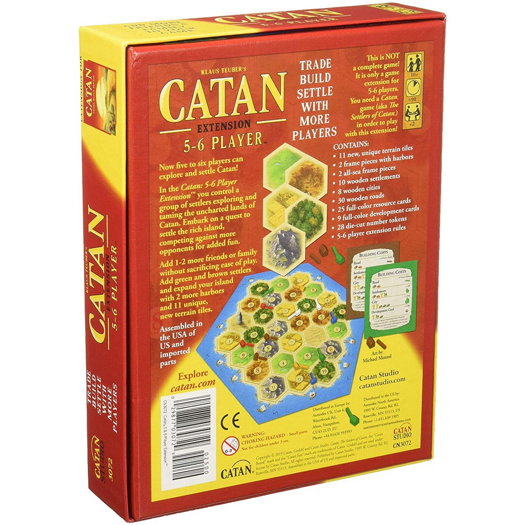 Catan Extension - 5-6 Player Board Game - kinkonglyx.th - ThaiPick