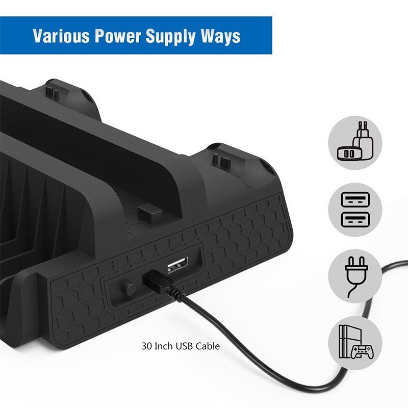 PS4/SLIM/PRO Cooling Vertical Stand Multifunctional Cooler Radiator ...