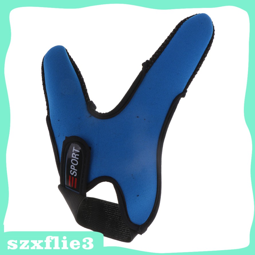 [Szxflie3] 2pcs Fishing Two Finger Gloves Non-Slip Thumb Index Finger ...
