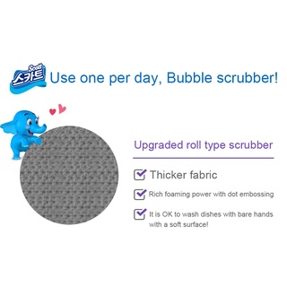 Scott Bubble Scrubber Dish Kitchen Cleaning Washing Disposable Sponge ...