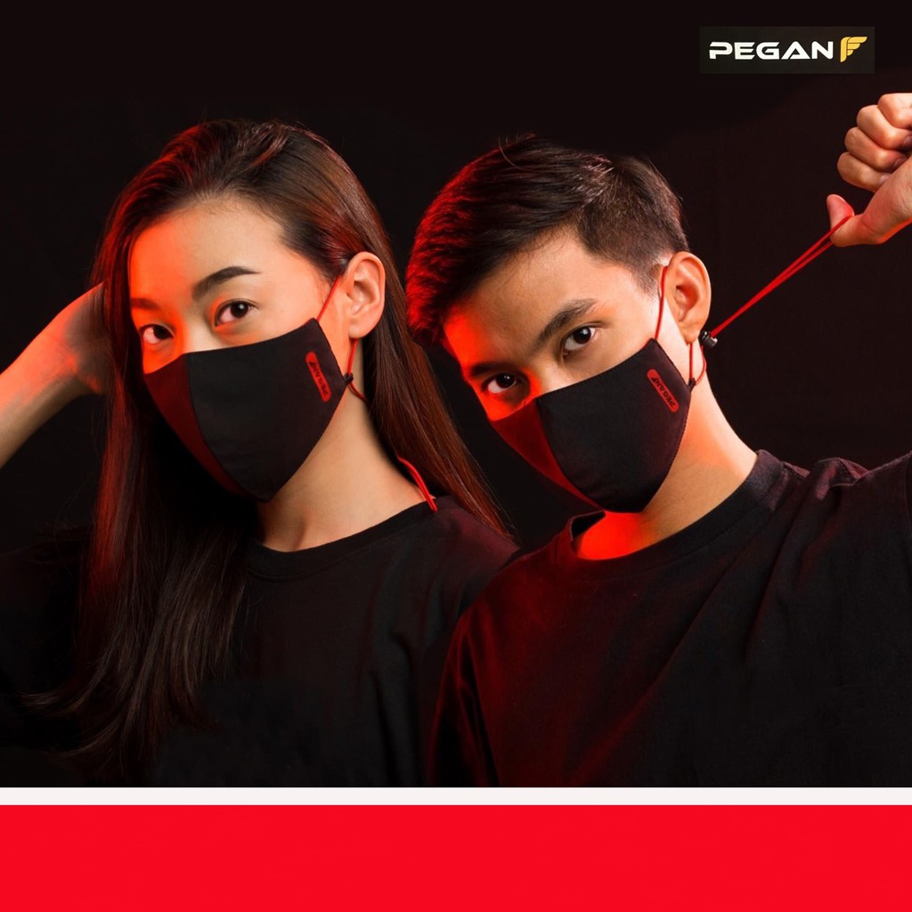 ส่งเร็ว พร้อมส่ง????ผ้าปิดจมูก สายคล้องคอสี Pegan Mask สายปรับได้ ...