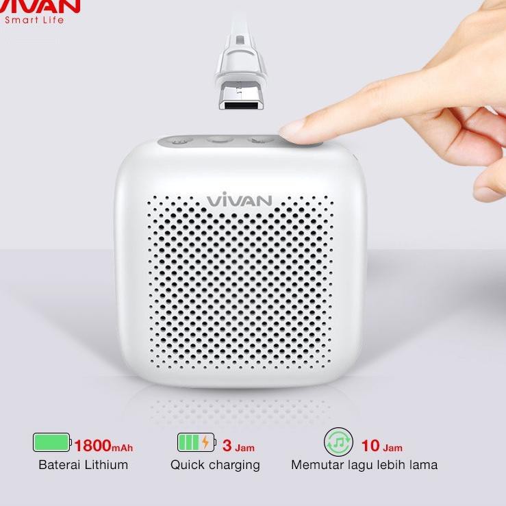 Vivan Vs1 ลําโพงบลูทูธกันน้ําขนาดเล็กรองรับ Usb & Sd Card - lani9_store ...