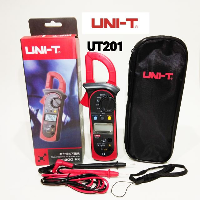 UNI-T UT201 แแคมป์มิเตอร์วัดไฟดิจิตอล Digital Clamp Multimeter AC/DC ...