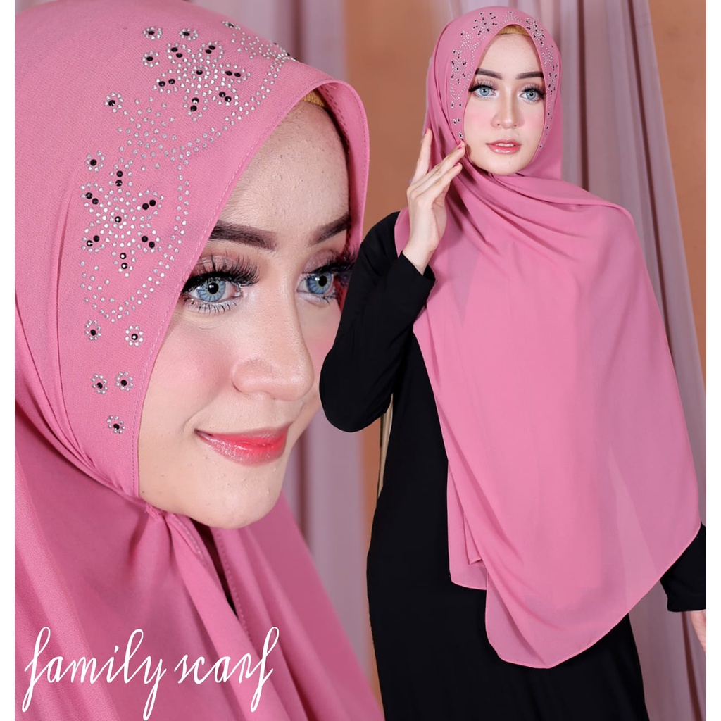 ฮิญาบ PASHMINA เลื่อม ดอกไม้ คริสตัล CERUTY BABY DOLL PASHMINA เลื่อม ตุ๊กตาเด็กทารก ...