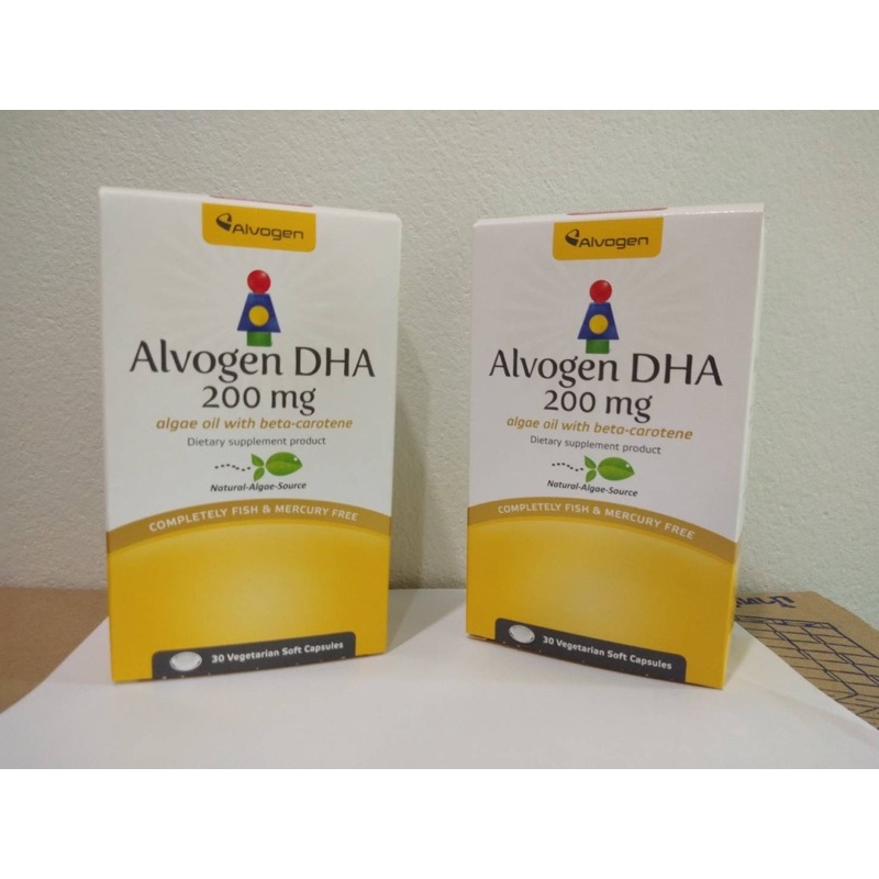 Alvogen DHA 200mg DHA สกัดจากสาหร่ายทะเลฟาร์ม ไม่มีสารปรอทตกค้าง ...