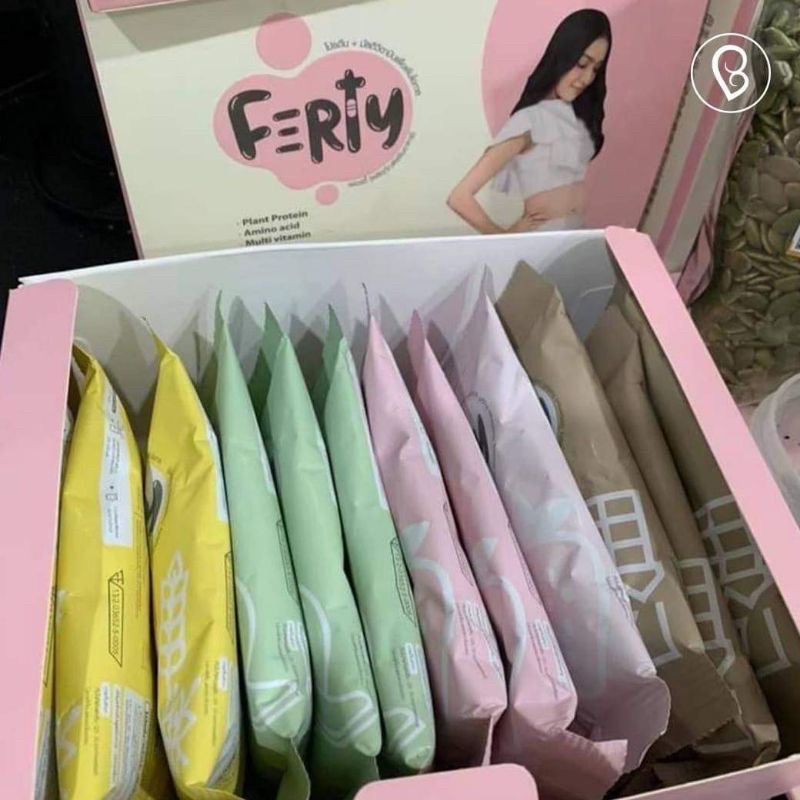 แท้ 100 โปรตีน Ferty Protein (เฟอรตี้)ครูก้อย เพิ่มโอกาสการตั้งครรภ์ 12 ซอง มี 4รส - kavitayuyen ...