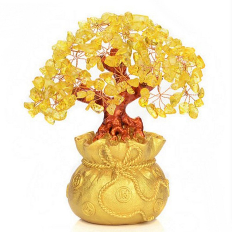 Lucky Tree Decorations Cashing Fortune Home Furnishing Room Decoration ...