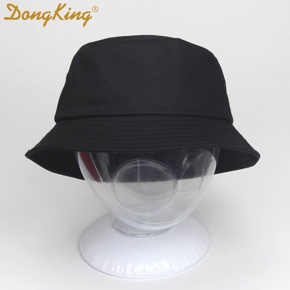 DongKing Big Size Bucket Hats Windproof String Hat Big Large Head ...