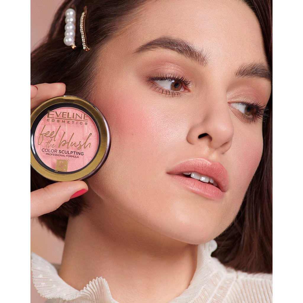 Eveline Feel The Blush Color Sculpting Blusher บลัชออนปัดแก้ม 5g. 4เชด ...