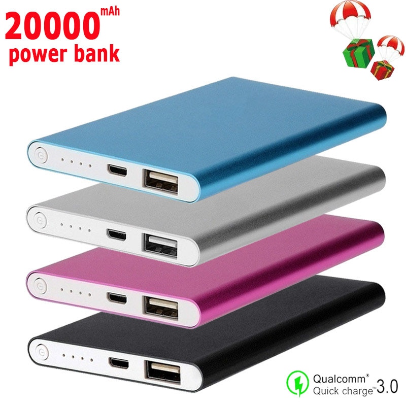 Original 20000mAh Power Bank Portable Charger USB External Battery ...