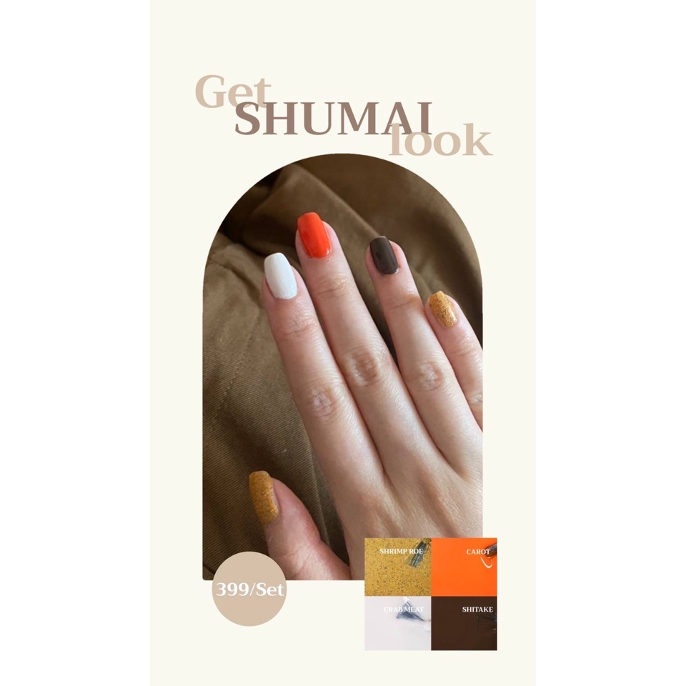 จับเซตสุดคุ้ม SAVE 247 THB เล็บสวย สุขภาพด(Shumai Peachi Strongน้ำยา ...