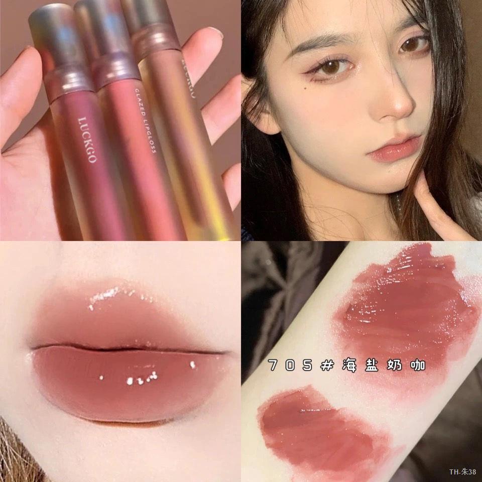 merrezca ลิปmerrezca ลิป Shell lip glaze กระจก lip glaze moisturizing ...