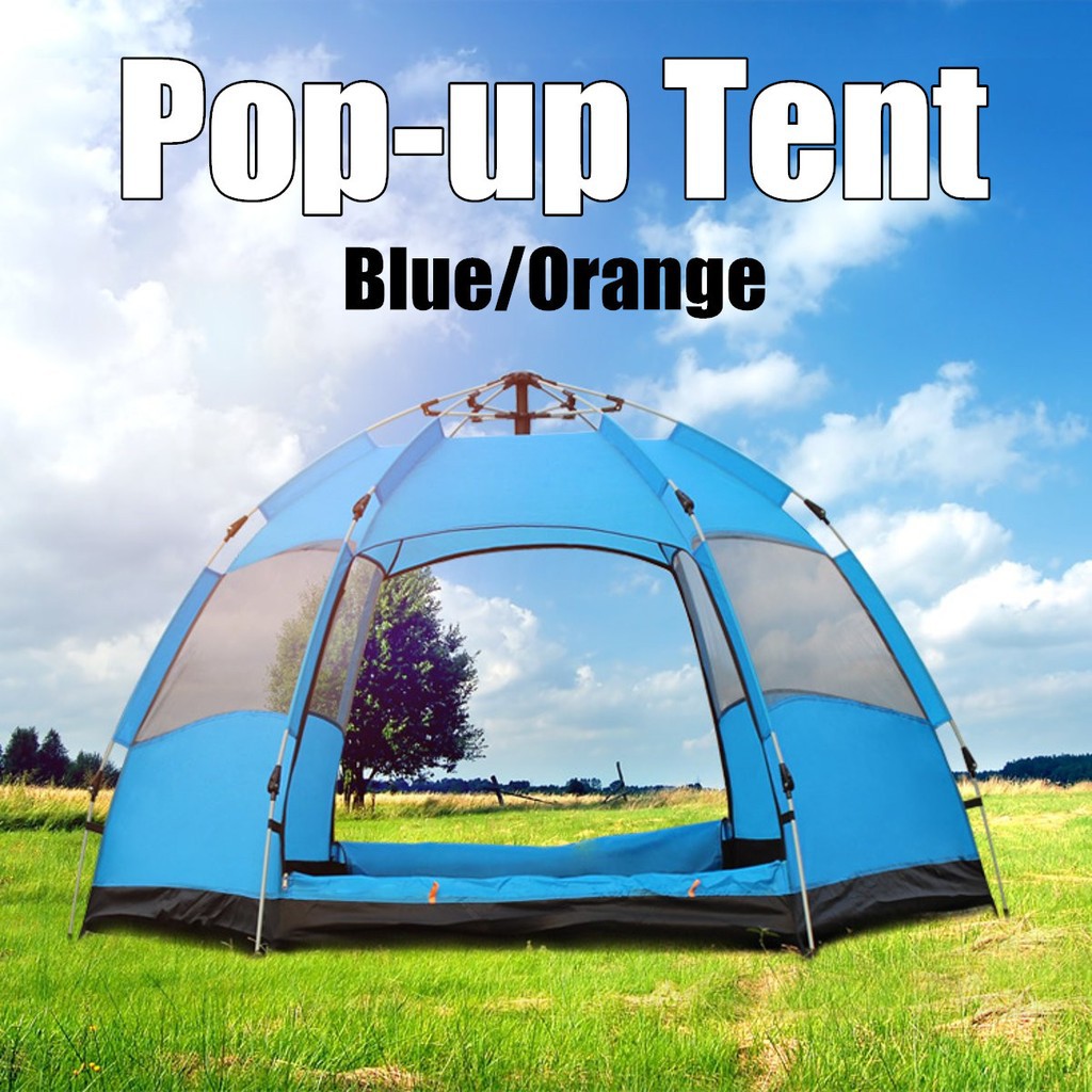 HL 5-8 People Waterproof Automatic Outdoor Instant Pop Up Tent Camping ...