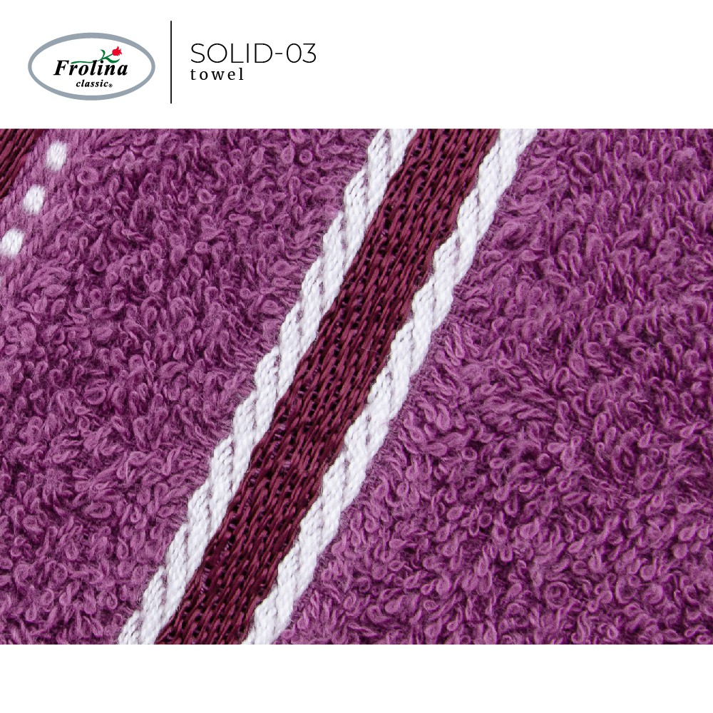 Frolina Classic ผ้าเช็ดตัว ผ้าขนหนูเช็ดตัว ขนาดใหญ่ 30x60 นิ้ว ดีไซน์ ...