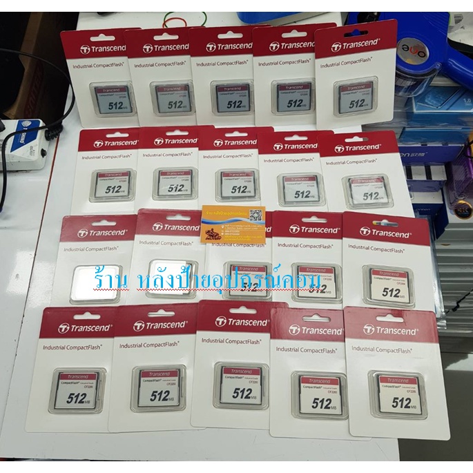 Transcend CompactFlash Card 512MB CF Industrial Card รับประกัน 3 ปี ...