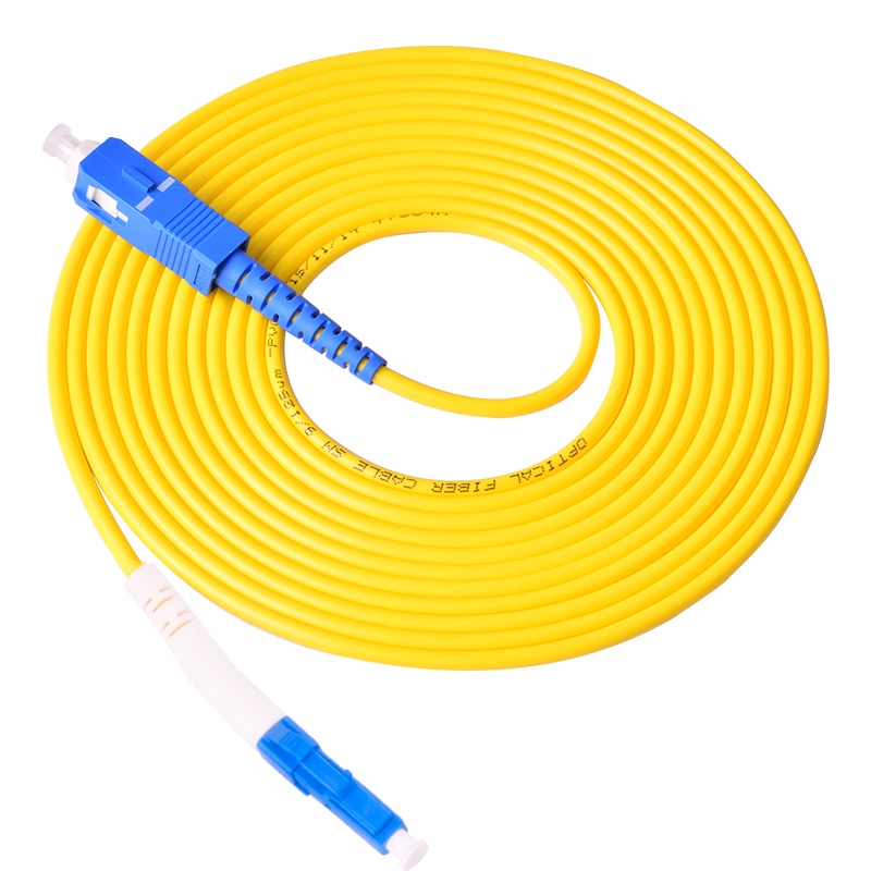 5PCSbag SC UPC-LC UPC Simplex mode fiber optic patch cord Cable 2.0mm ...