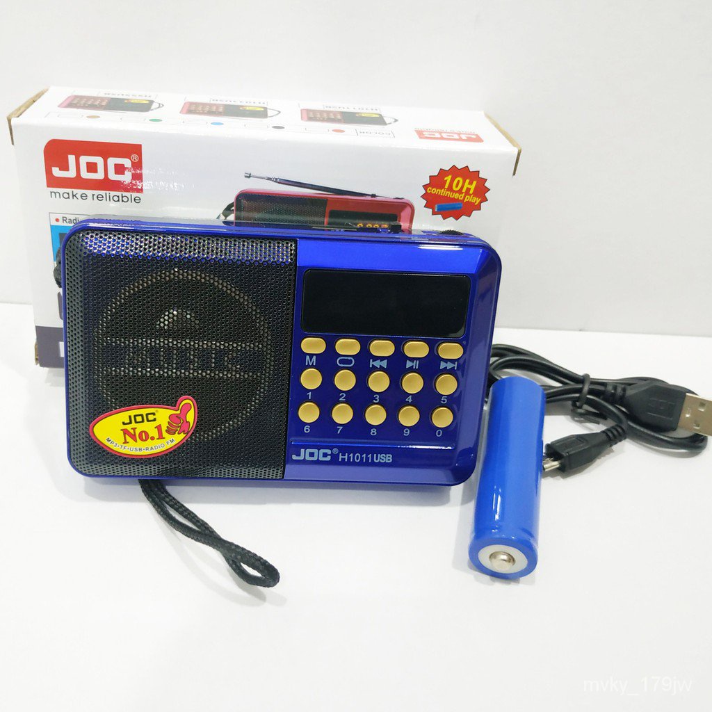JOC Rechargeable Digital FM RADIO/MUSIC PLAYER.(READY STOCK) AN9X ...