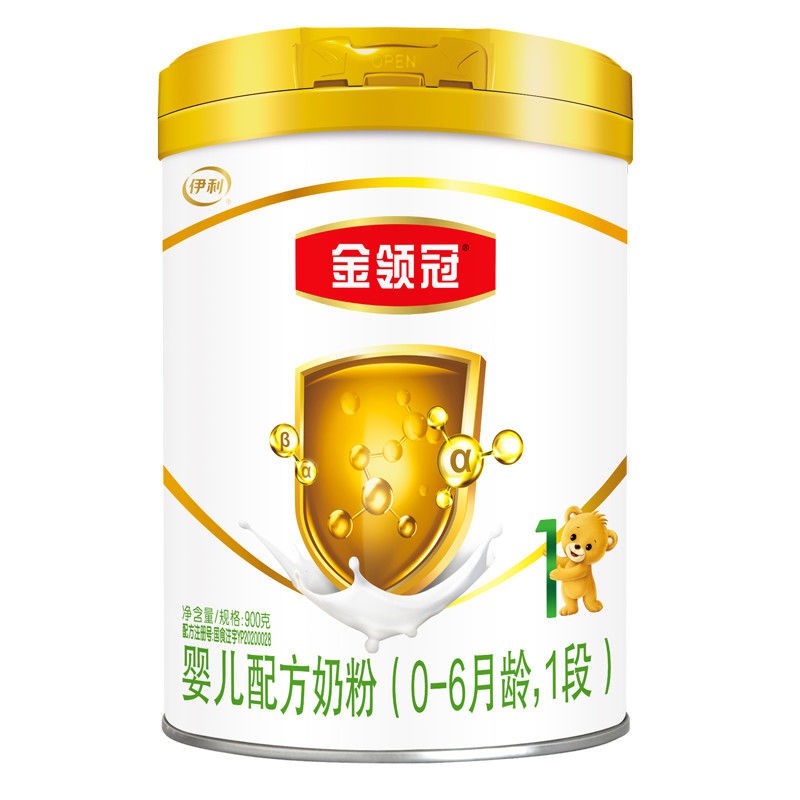 ความตกใจกำลังจะมา Yili Golden Collar Crown 1 stage 0-6 months old baby ...